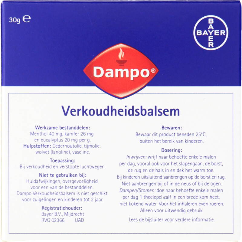 Dampo Verkoudheidsbalsem bestellen | Albert Heijn