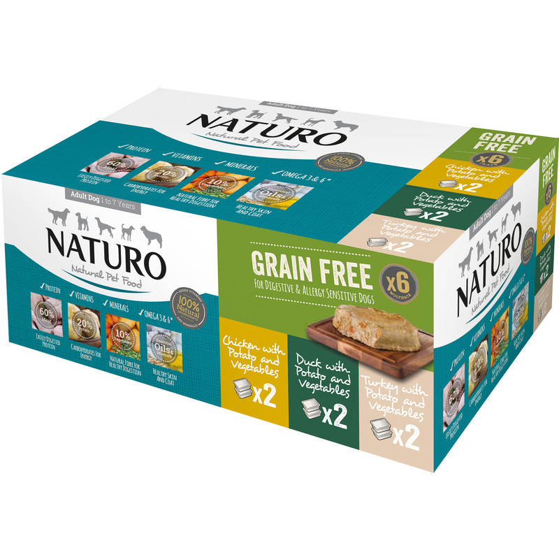 Naturo Variety pack grain free adult bestellen | Albert Heijn Naturo Variety pack grain free adult bestellen | Albert Heijn