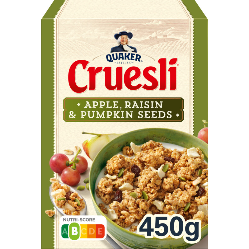 Quaker Cruesli appel & rozijn reserveren | Albert Heijn