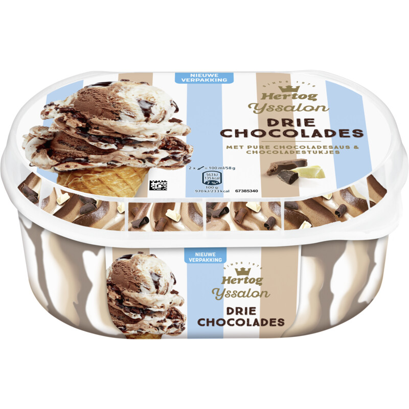 Hertog Ijssalon drie chocolades reserveren | Albert Heijn