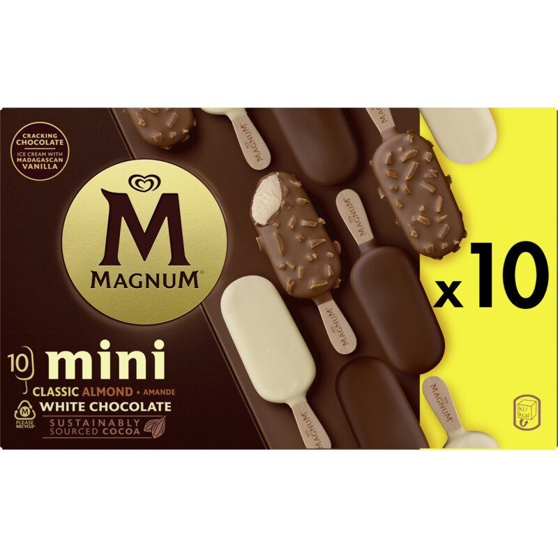 Magnum Mini classic almond white reserveren | Albert Heijn