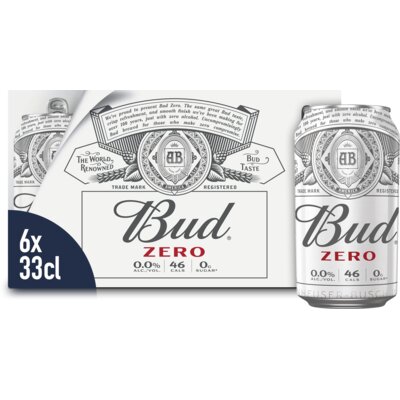 Bud Zero 0.0% 6-pack bestellen | Albert Heijn