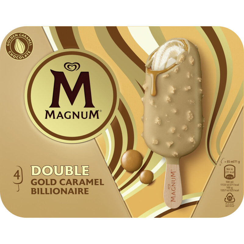 Magnum Double Gold Caramel Billionaire bestellen | Albert Heijn