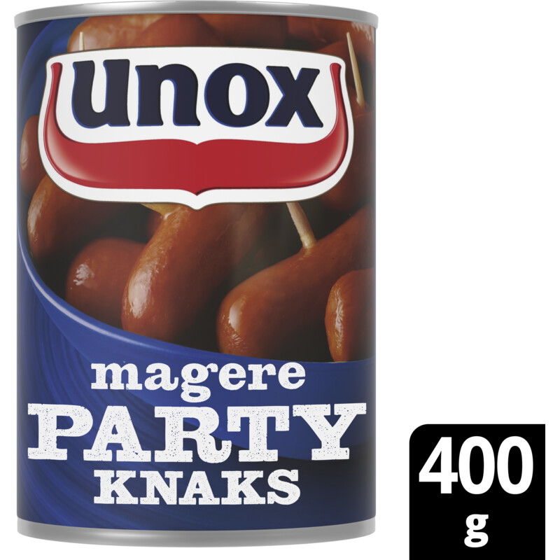 Unox Magere party knaks bestellen | ah.nl