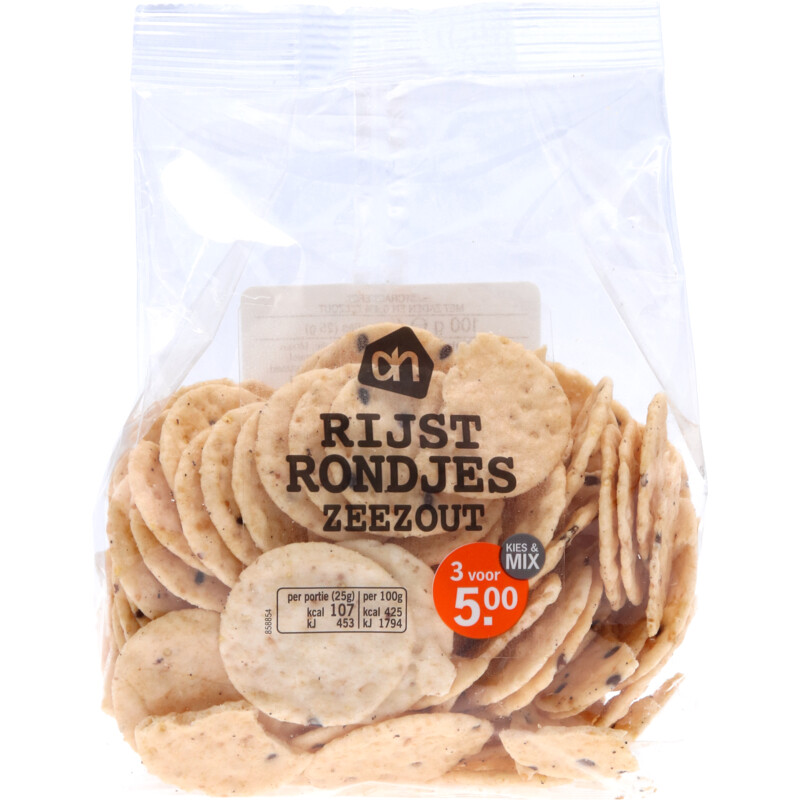 AH Rijst rondjes zeezout bestellen | ah.nl