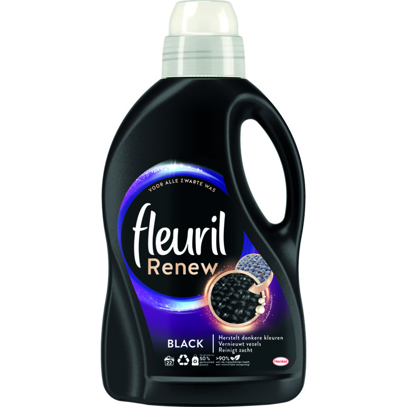 Fleuril Black renew wasmiddel vloeibaar zwart bestellen | ah.nl
