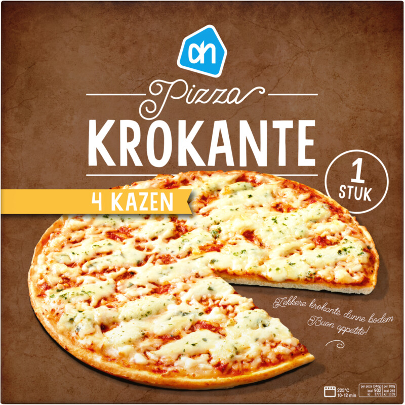 AH Pizza krokante 4 kazen bestellen | Albert Heijn