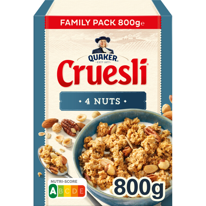 Quaker Cruesli 4 nuts bestellen | ah.nl