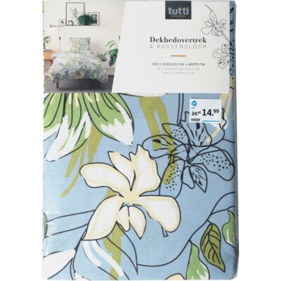 Tutti Mistral Home Dekbedovertrek 1 persoon lily reserveren | Albert Heijn