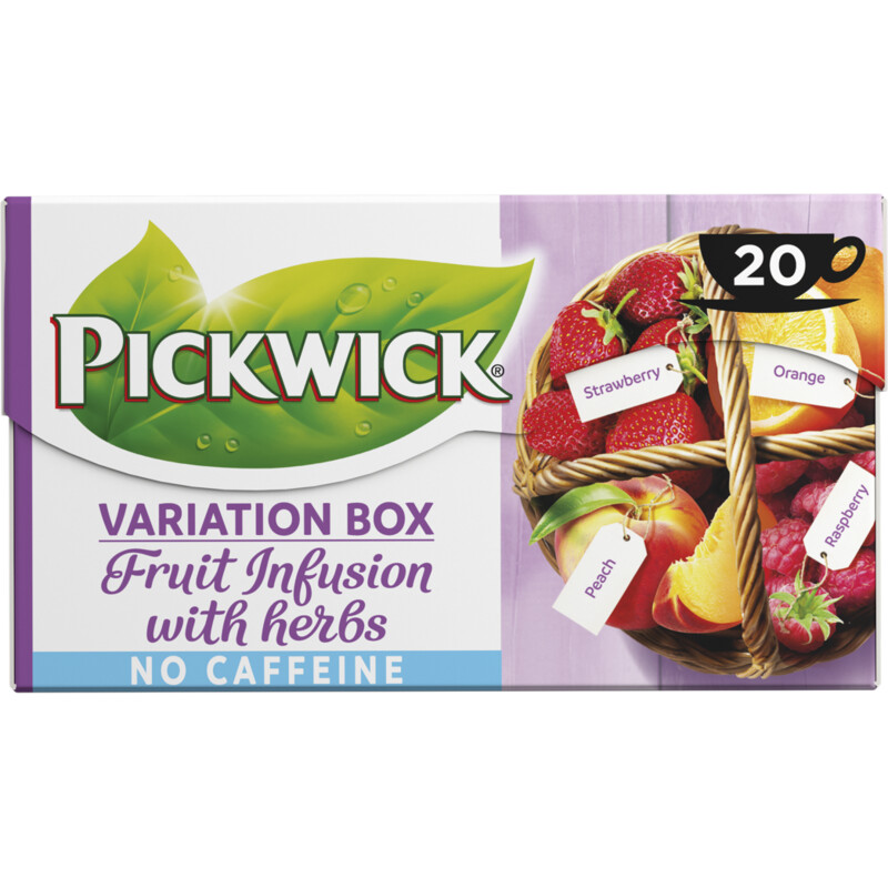 Pickwick Variation box fruit infusion with herbs reserveren | Albert Heijn