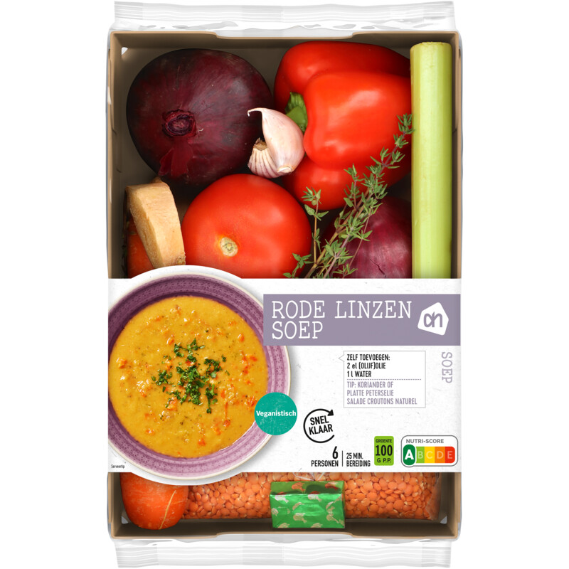 AH Rode linzensoep verspakket bestellen | ah.nl