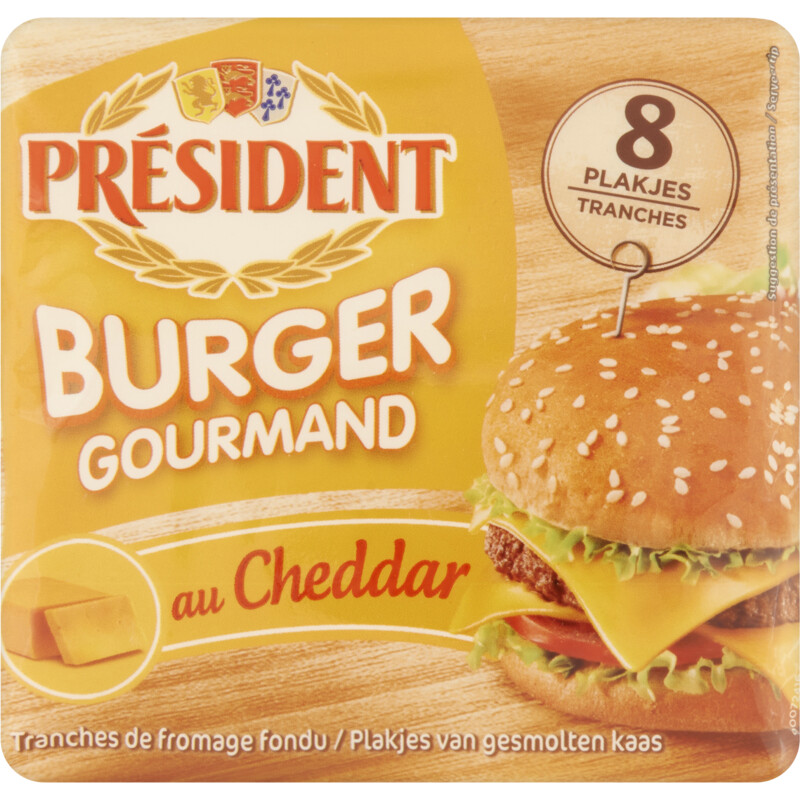Président Burger gourmand au cheddar reserveren | Albert Heijn