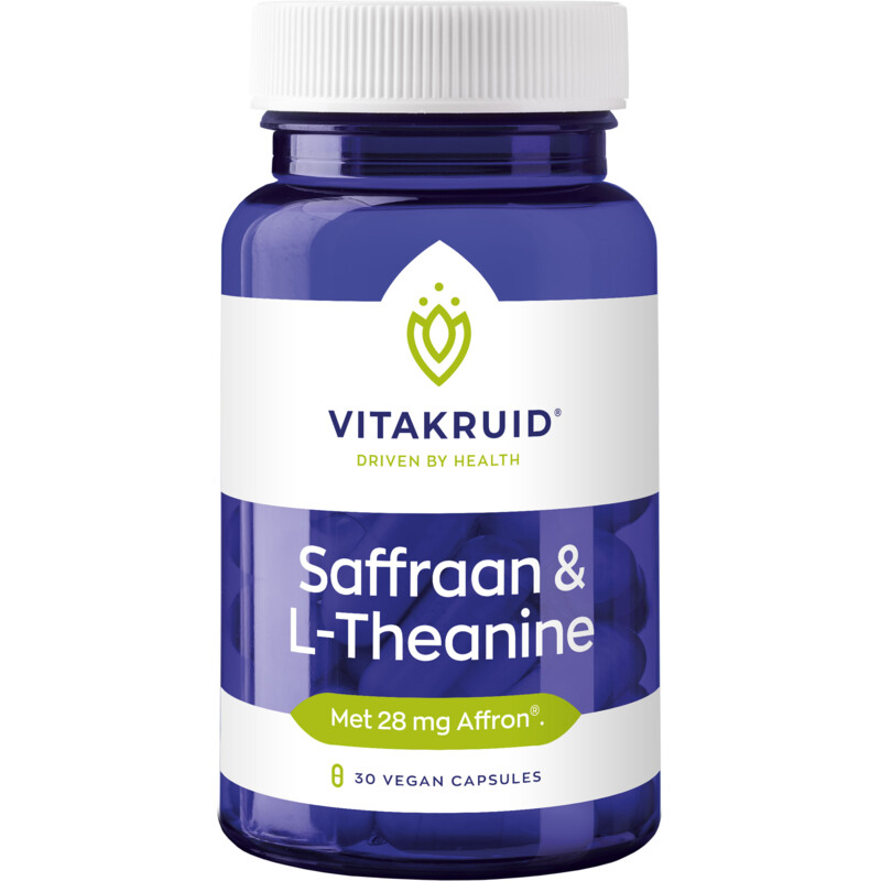 Vitakruid Saffraan & l-theanine vegan capsules bestellen | Albert Heijn