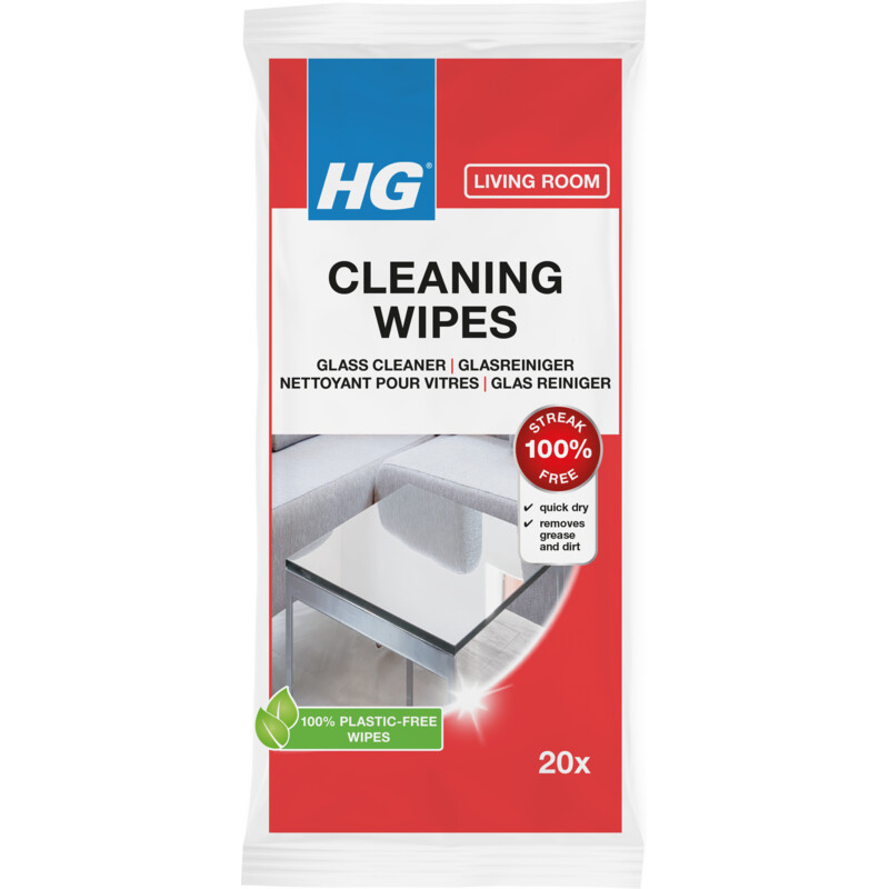 HG Cleaning wipes glasreiniger bestellen | Albert Heijn