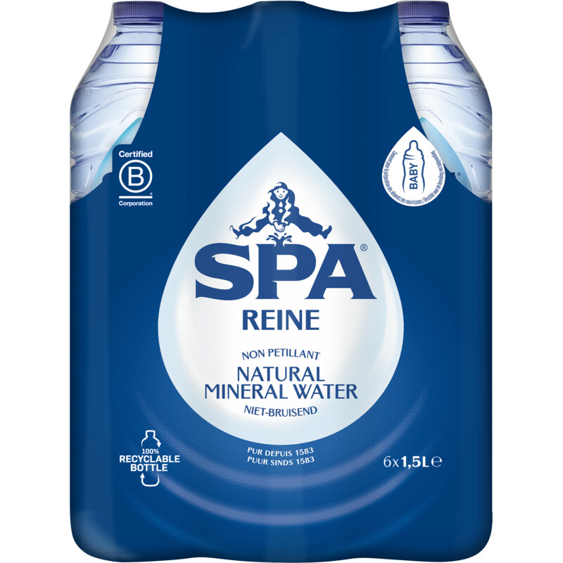 Spa Reine mineraalwater 6-pack bel reserveren | Albert Heijn