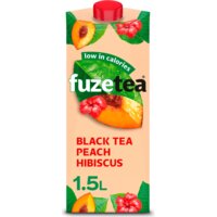 Fuze Tea Black Ice Tea Peach Hibiscus reserveren | Albert Heijn