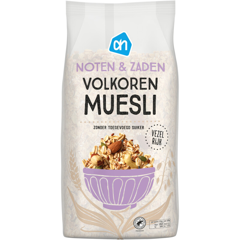 AH Volkoren muesli noten & zaden bestellen | Albert Heijn