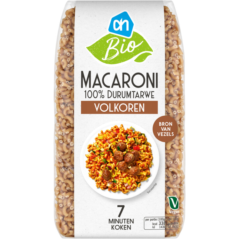 AH Biologisch Macaroni volkoren bestellen | Albert Heijn