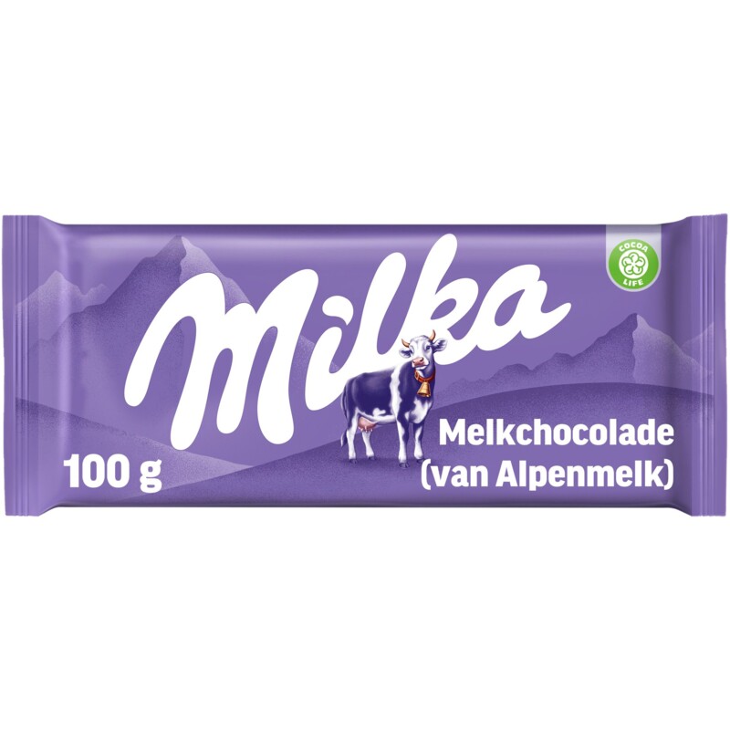 Milka Reep melkchocolade alpenmelk reserveren | Albert Heijn