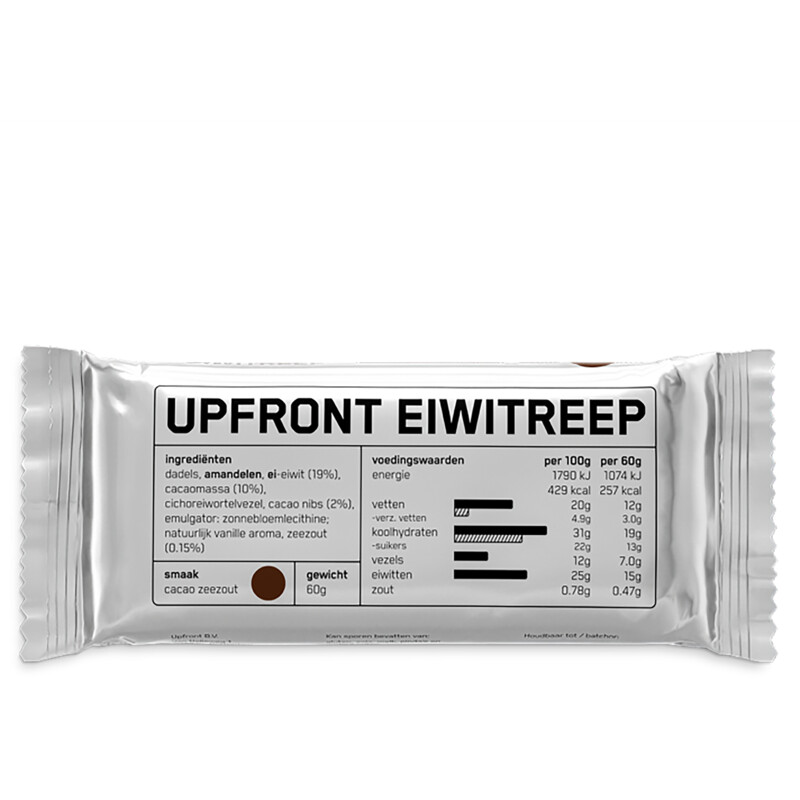 Upfront Protein bar cacao zeezout reserveren | Albert Heijn