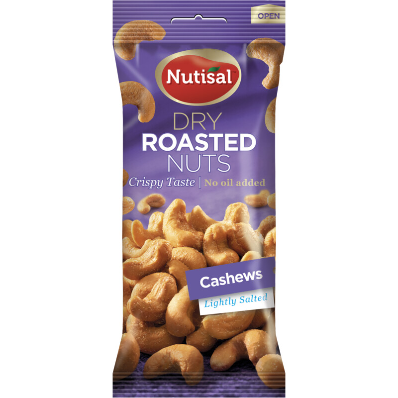 Nutisal Dry roasted cashew nuts sea salt reserveren | Albert Heijn