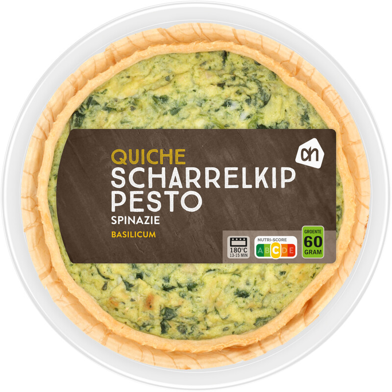 AH Quiche kip pesto spinazie bestellen | Albert Heijn