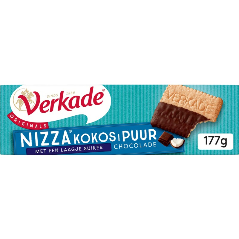 Verkade Nizza kokos puur chocolade bestellen | Albert Heijn
