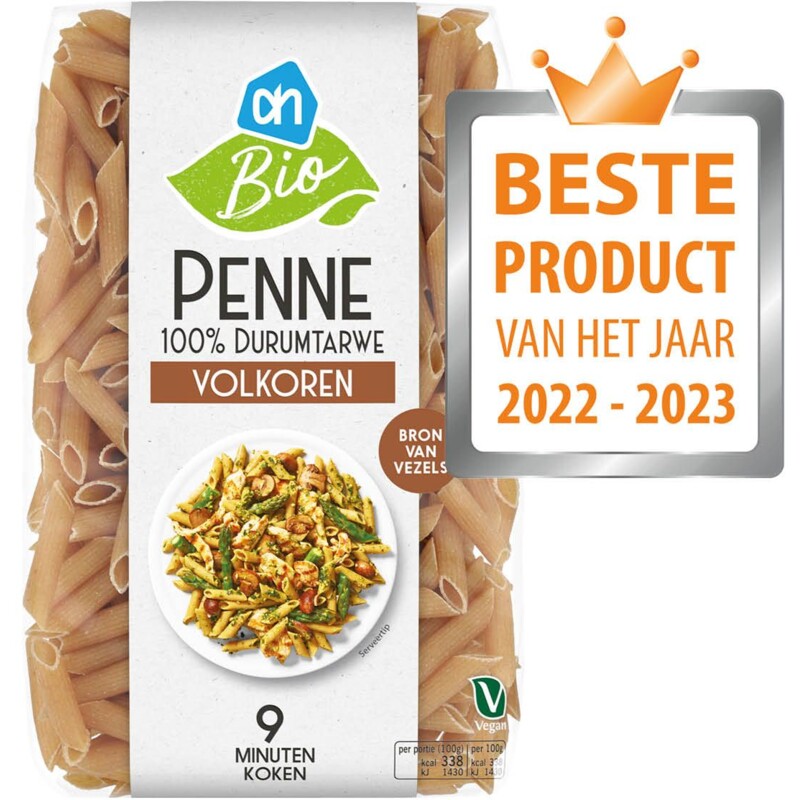 AH Biologisch Volkoren penne bestellen | Albert Heijn