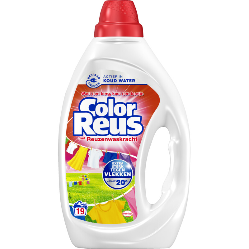 Color Reus Wasmiddel vloeibaar gel kleur bestellen | Albert Heijn