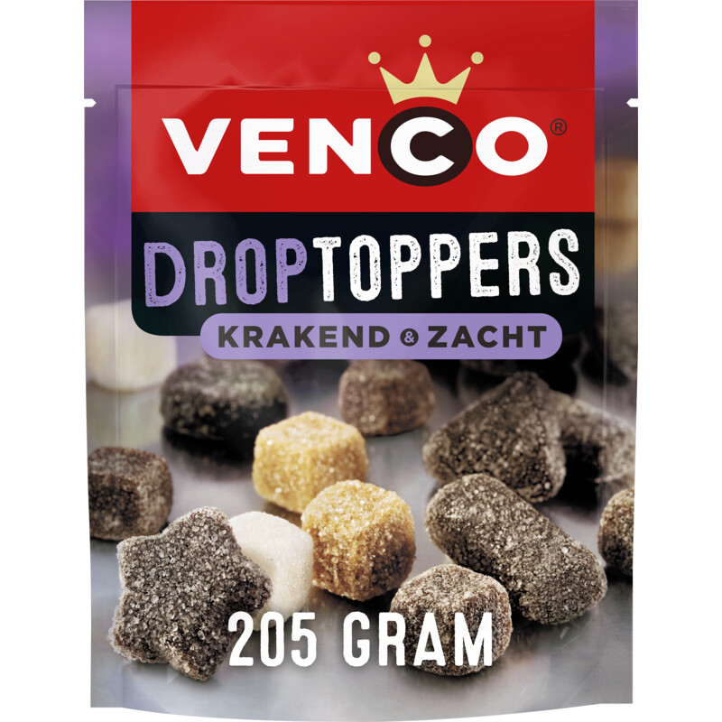 Venco Droptoppers krakend & zacht bestellen | Albert Heijn