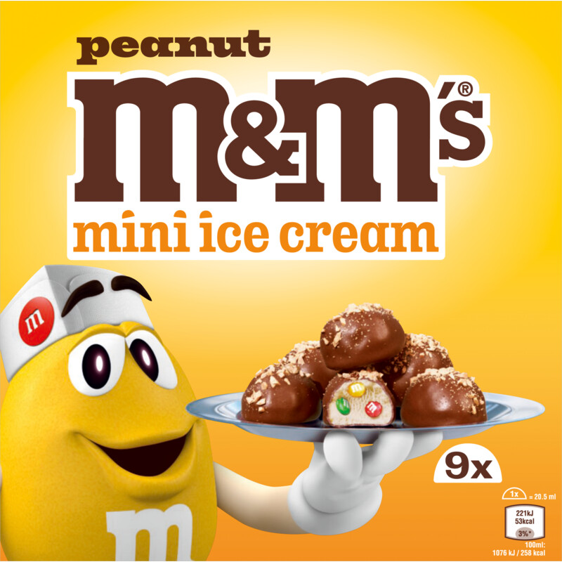 M&M'S Mini ice cream peanut bestellen | Albert Heijn