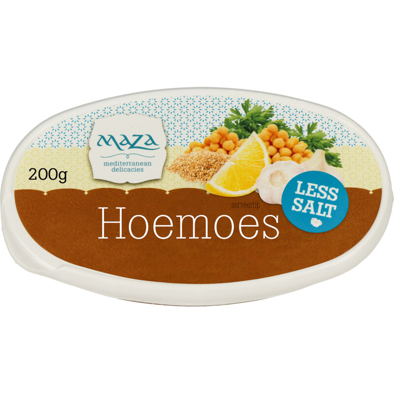 Maza hoemoes less salt bestellen | Albert Heijn