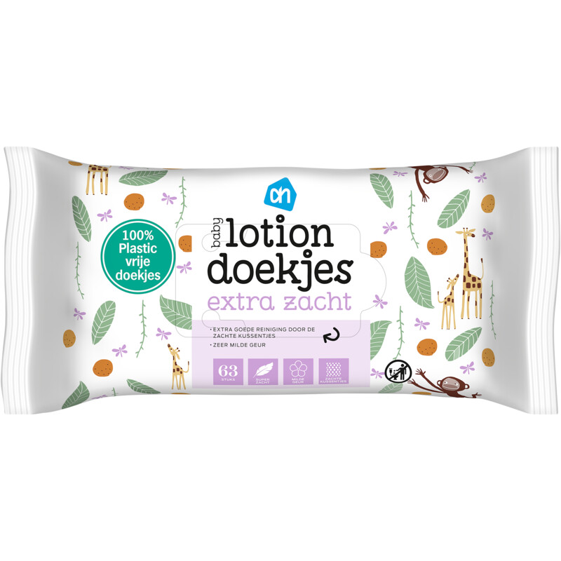 AH Baby lotiondoekjes extra zacht reserveren | Albert Heijn
