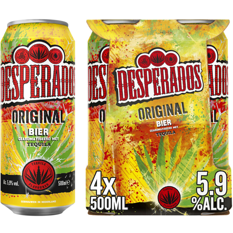 Desperados Original bier 4-pack bestellen | Albert Heijn