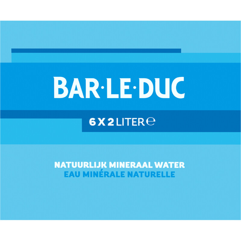 Bar-le-Duc Natuurlijk mineraal water 6-pack bestellen | Albert Heijn