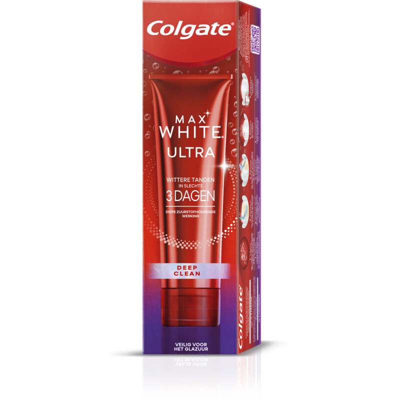 Colgate Max white ultra deep clean reserveren | Albert Heijn