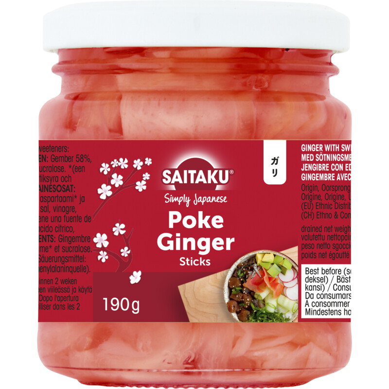 Saitaku Poke ginger sticks bestellen | Albert Heijn