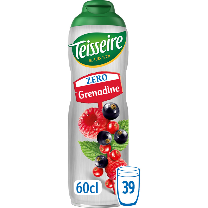 Teisseire Zero grenadine siroop bestellen | Albert Heijn