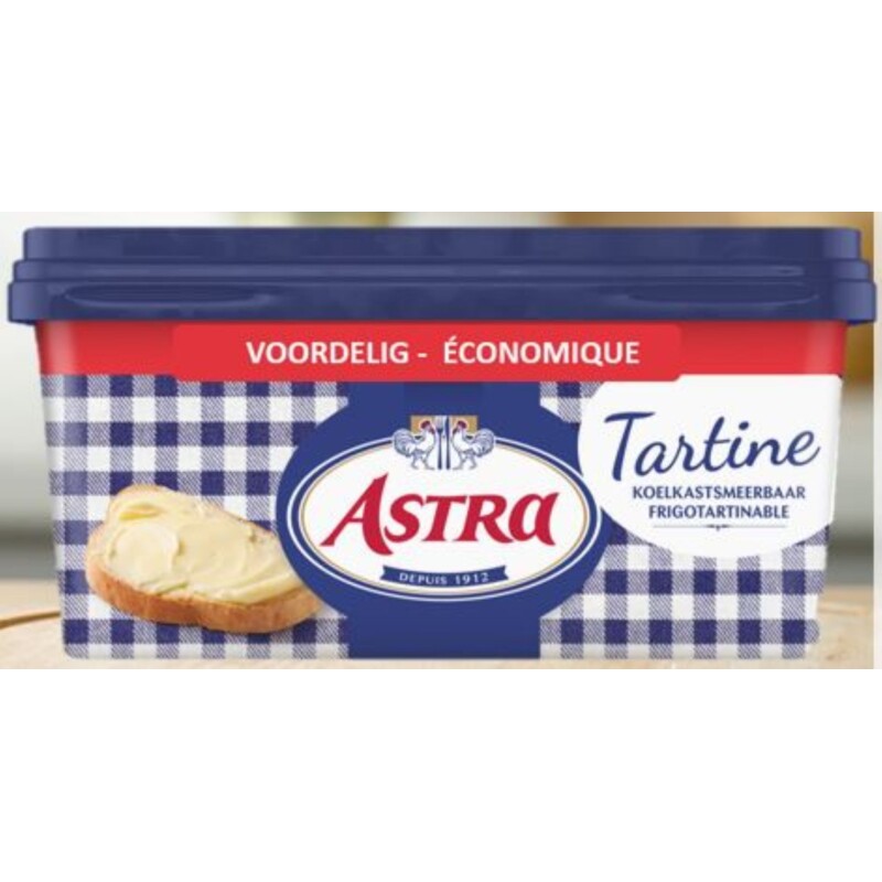 Astra Tartine margarine koelkastsmeerbaar bel reserveren | Albert Heijn