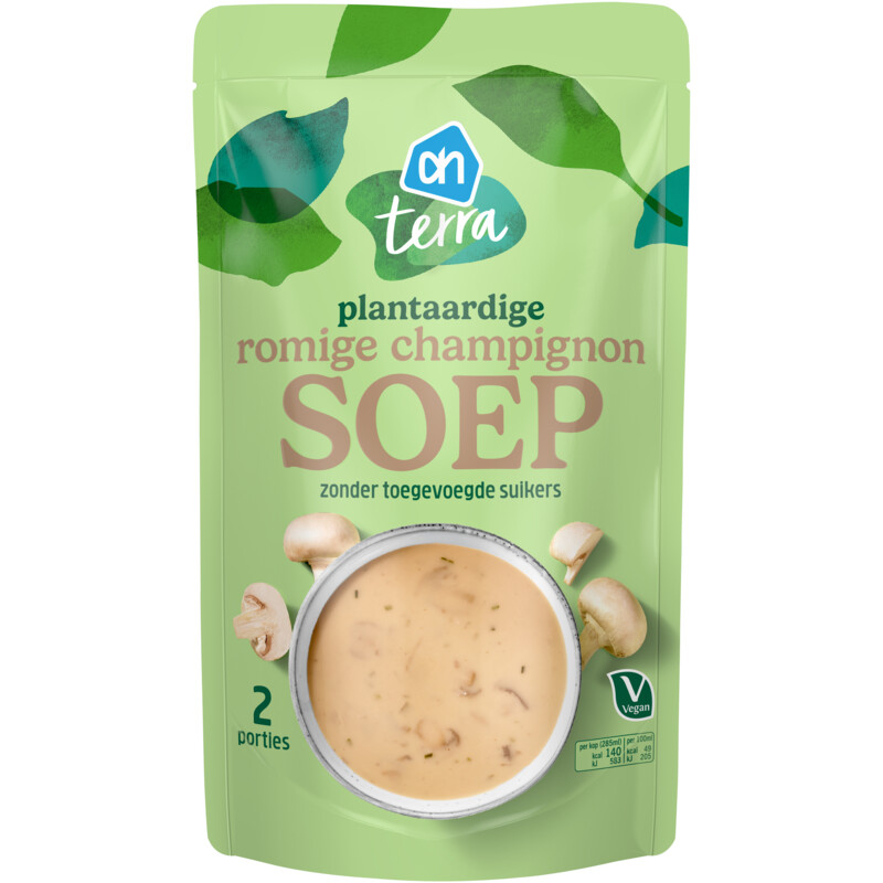 AH Terra Plantaardige romige champignonsoep bestellen | Albert Heijn