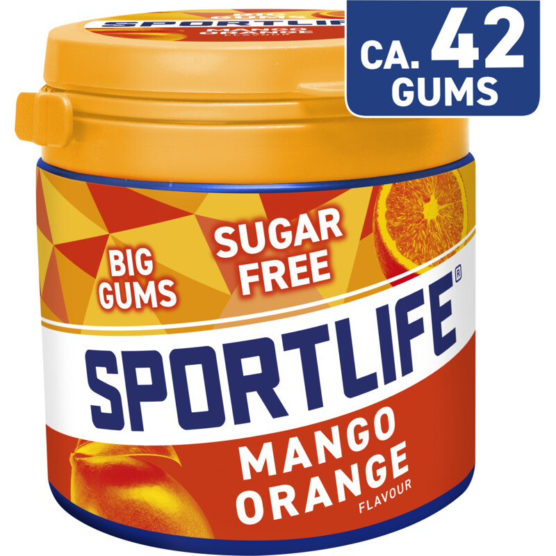 Sportlife Big gums mango orange bestellen | Albert Heijn