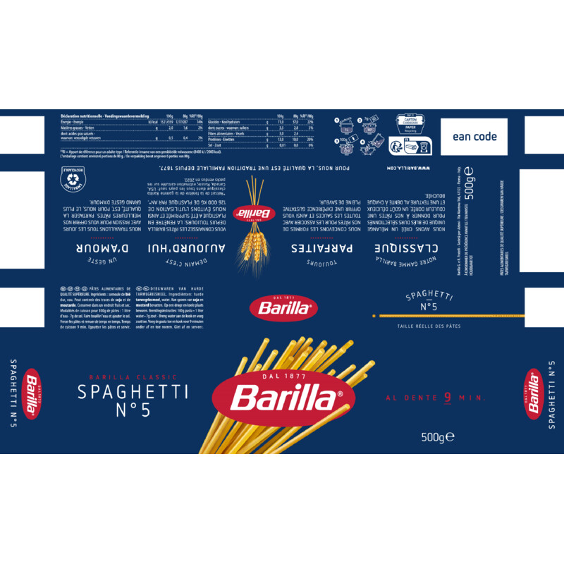 Barilla Spaghetti n.5 bel reserveren | Albert Heijn