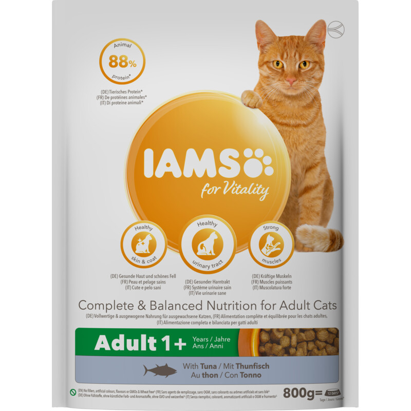 IAMS For vitality adult 1+ with tuna bestellen | Albert Heijn
