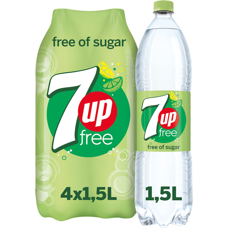 7up Free lemon lime 4-pack bestellen | Albert Heijn