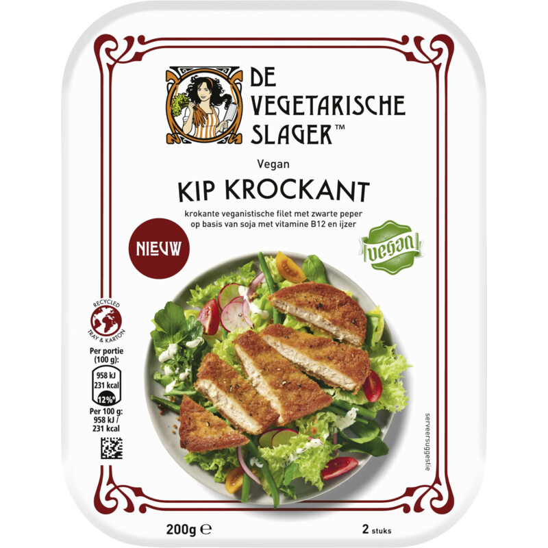 Vegetarische Slager Vegan kip krockant bestellen | Albert Heijn