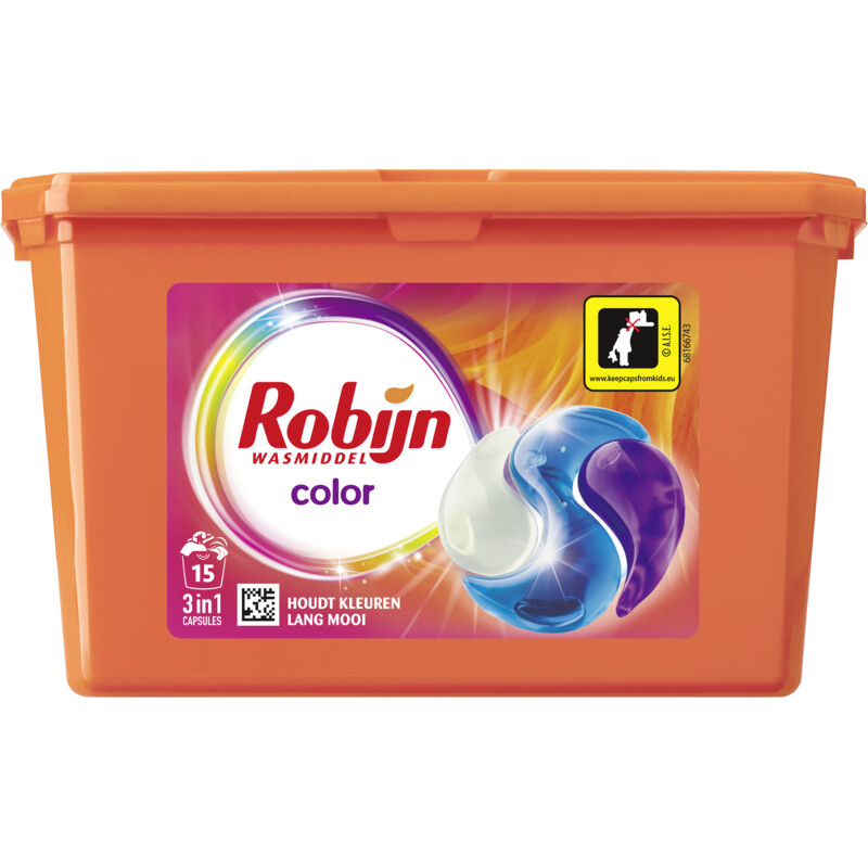 Robijn 3-in-1 Wascapsules color reserveren | Albert Heijn