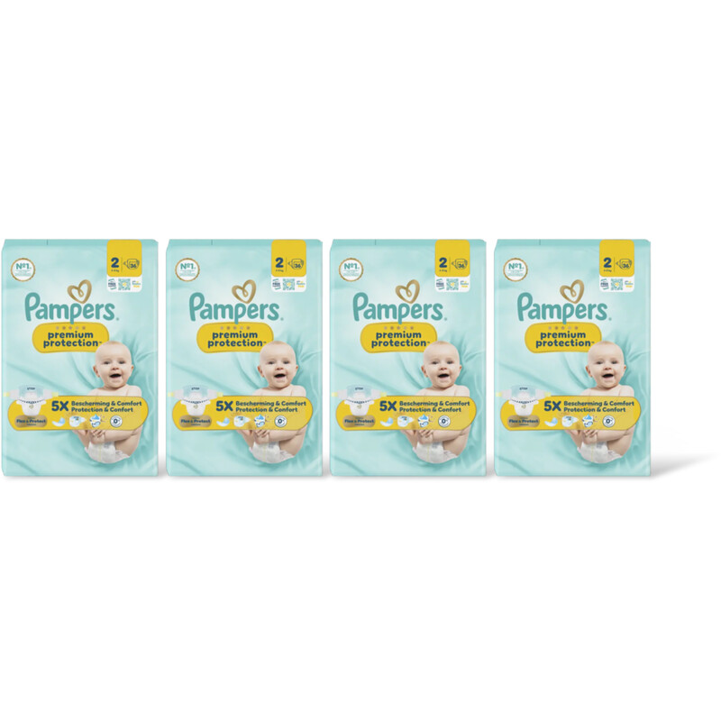 Pampers Premium protection luiers maat 2 4-pack bestellen | Albert Heijn