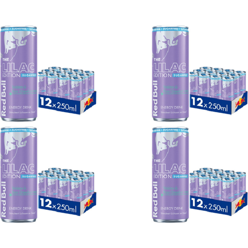 Red Bull Lilac edition sugarfree 4x 12-pack bestellen | Albert Heijn