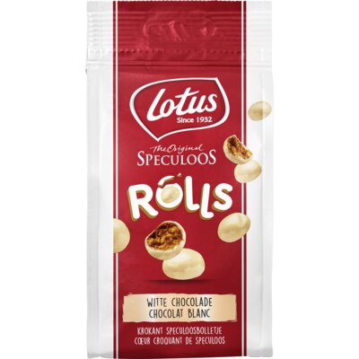 Lotus Speculoos Rolls Witte Chocolade 150g bestellen | Albert Heijn
