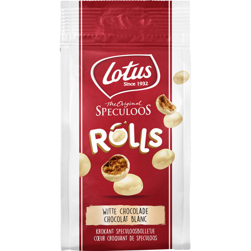 Lotus Speculoos Rolls Witte Chocolade 150g bestellen | Albert Heijn